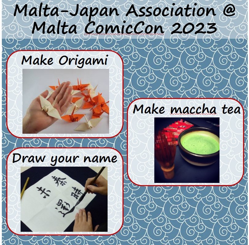 Malta Japan Association - The Malta Comic Con