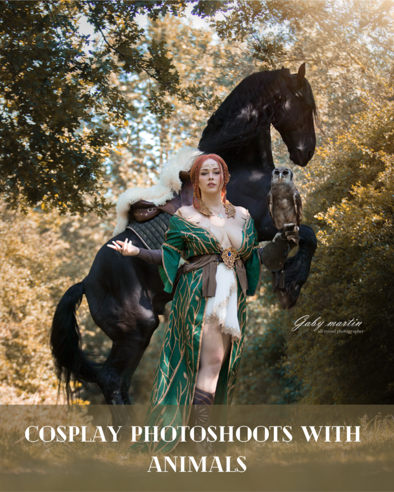Cosplay photoshoots with Animals - The Malta Comic Con