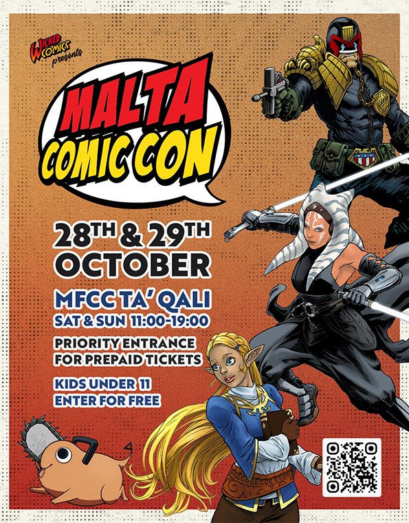 The Comic Cons in Pictures and Video - The Malta Comic Con